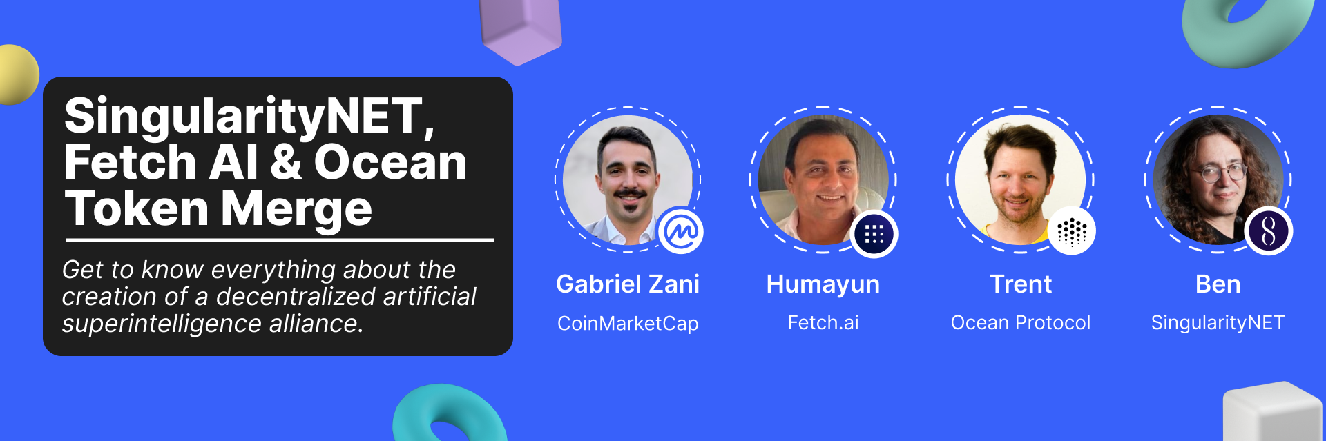 🚨 SingularityNET, Fetch AI & Ocean Token Merge